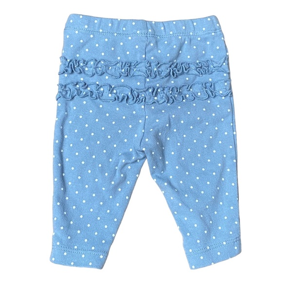 Carter's | Bottoms | Ruffle Butt Pants With White Polka Dots 3mo | Poshmark